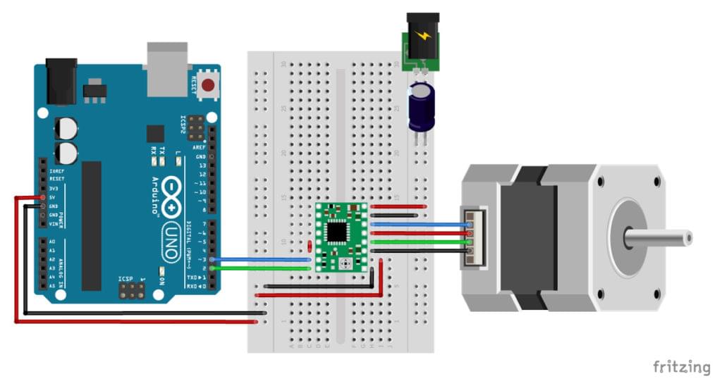 Getting Started with A4988 Stepper Motor Driver and Arduino IDE